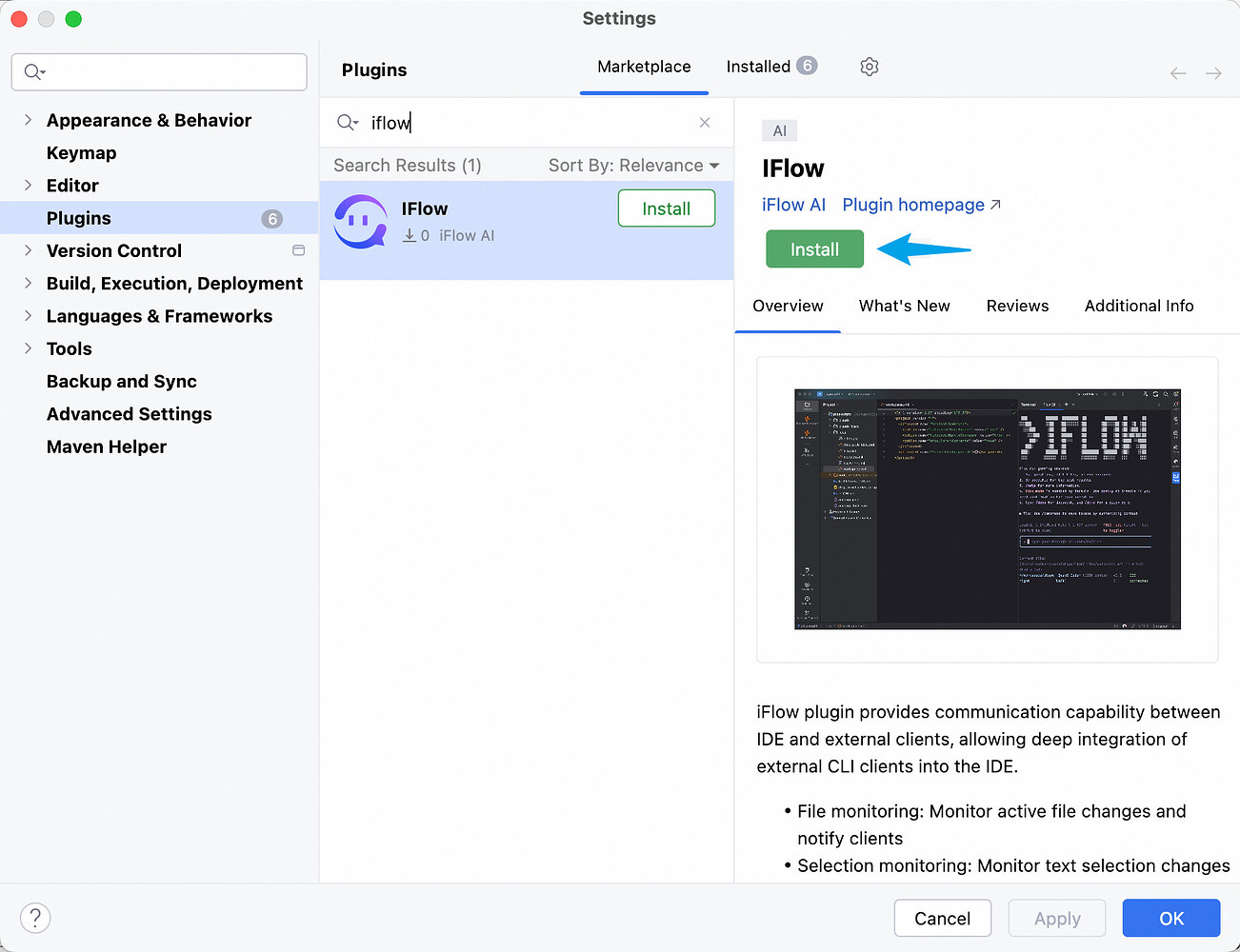 【iFlow CLI特性介绍】添加到您的 IDE - iFlow CLI - 心流AI交流社区